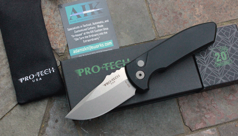 Protech SBR Short Blade Rockeye Auto w/ S35VN Model 401 SBR, AIK - Adams International Knifeworks